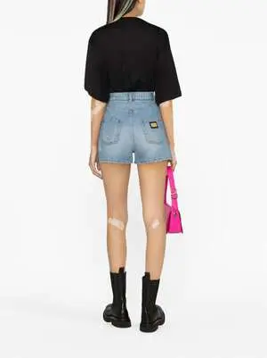 Dolce & Gabbana High-waisted Denim Shorts