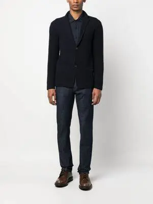 Brioni Waffle-knit Button-up Cardigan