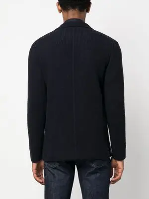 Brioni Waffle-knit Button-up Cardigan
