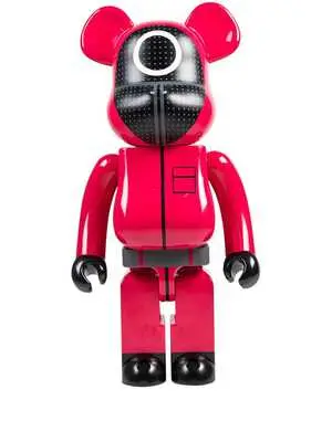 MEDICOM TOY X Squid Game Guard Be@rbrick Figure - Red
