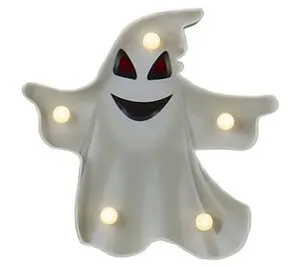 NORTHLIGHT 7' Led Lit Ghost Halloween Marquee S Gn - One-color