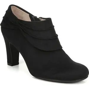 LIFESTRIDE Corie Ruched Block Heel Bootie