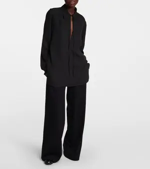 THE ROW Bariem Wide-leg Jersey Pants