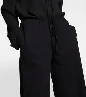 THE ROW Bariem Wide-leg Jersey Pants