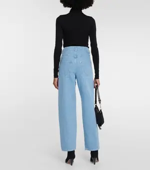MARANT ETOILE Valeria Mid-rise Straight Jeans