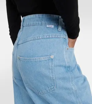 MARANT ETOILE Valeria Mid-rise Straight Jeans