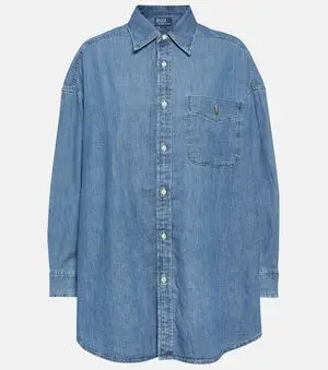 Polo Ralph Lauren Oversized Denim Shirt - Blue