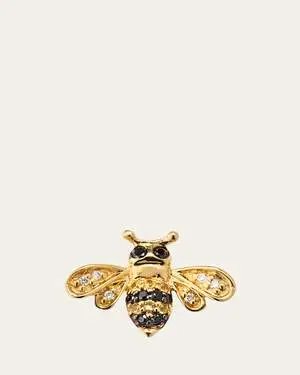 SYDNEY EVAN 14k Diamond & Sapphire Bee Stud Earring