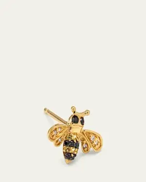 SYDNEY EVAN 14k Diamond & Sapphire Bee Stud Earring