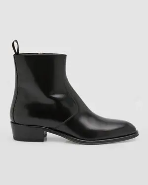GIUSEPPE ZANOTTI Giuseppe Zanotti Chicago 40 Leather Ankle Boots - Nero