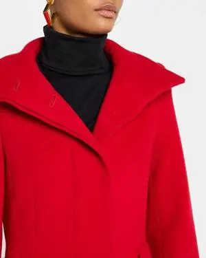 Akris Duffle Knit Knee-length Coat - Black