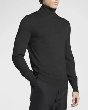 TOM FORD Fine-gauge Wool Turtleneck - Black