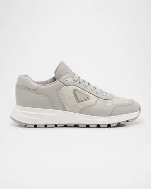 Prada Prada Prax Runner Sneakers - Granito