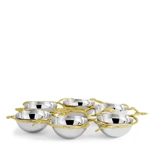 Michael Aram Botanical Leaf Gold Seder Plate