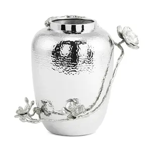 Michael Aram White Orchid Medium Vase - Silver