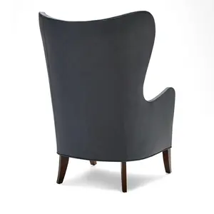 MASSOUD Mckinney Wing Chair - Saloon Jeans