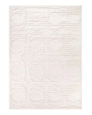 ORIAN Palmetto Living Crochet Indoor/outdoor Chrissy Area Rug, 5'3 X 7'6 - Ivory