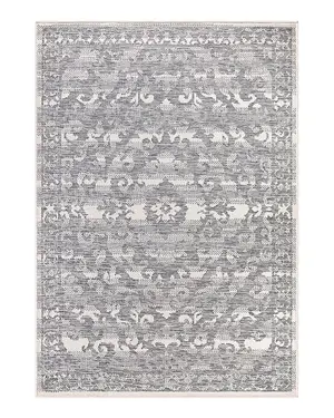 ORIAN Palmetto Living Knitweave Indoor/outdoor Nimsie Area Rug, 5'3 X 7'6 - Ivory/mist