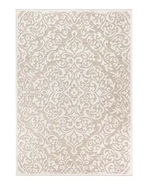 ORIAN Palmetto Living Knitweave Indoor/outdoor Kensington Area Rug, 5'3 X 7'6 - Driftwood/beige