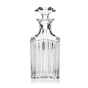 THE MARTHA, BY BACCARAT Harmonie Square Whiskey Decanter - Clear