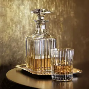 THE MARTHA, BY BACCARAT Harmonie Square Whiskey Decanter