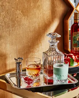 THE MARTHA, BY BACCARAT Harmonie Square Whiskey Decanter