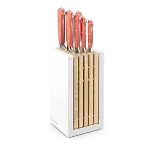 WUSTHOF Classic 8 Piece Designer Knife Block Set Coral Peach