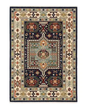 ORIENTAL WEAVERS Lilihan 041h6 Area Rug, 3'3 X 5 - Blue/ivory