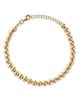 ALBERTO AMATI 14k Yellow Beaded Bracelet - Gold