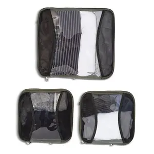 BAGGALLINI Compression Cubes Set Of 3 - Thyme