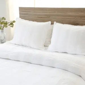 POM POM AT HOME Nantucket Sham, Standard - White