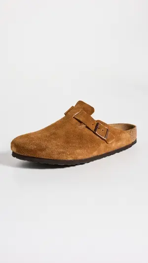 BIRKENSTOCK Boston Soft Footbed Clogs - Mink