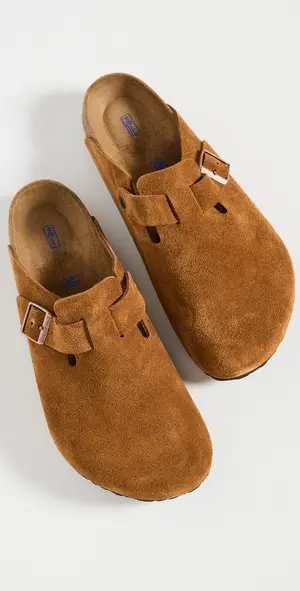 BIRKENSTOCK Boston Soft Footbed Clogs - Mink