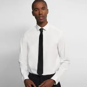 Theory Roadster Solid Silk Neck Tie - Black