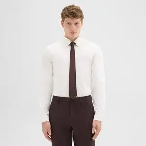 Theory Theory Roadster Solid Silk Neck Tie Mink