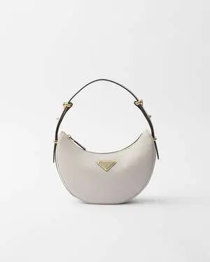 Prada Arqué Small Leather Shoulder Bag