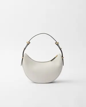 Prada Arqué Small Leather Shoulder Bag
