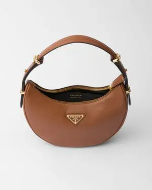 Prada Arqué Small Leather Shoulder Bag