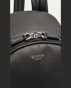 SERAPIAN Cachemire Leather Backpack
