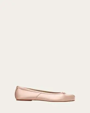 MAISON MARGIELA Tabi Silk Ballerina Flats - Rose Dust