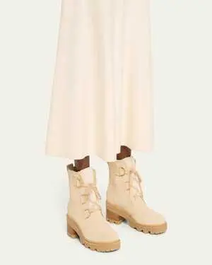 Sorel Joan Suede Lace-up Boots