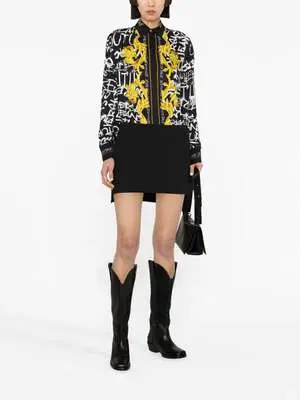 Versace Logo Printed Blouse