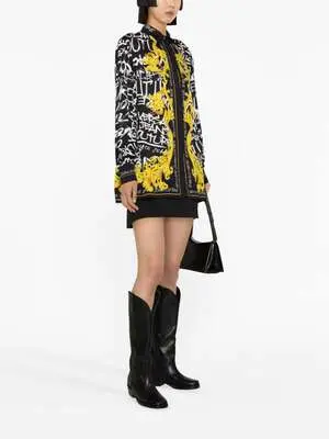 Versace Logo Printed Blouse