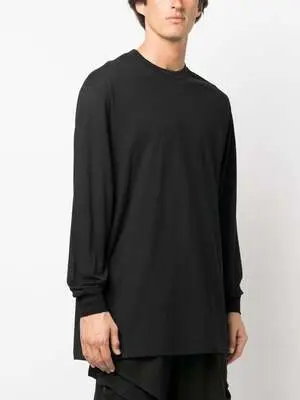 Y3 Gfx L/s Logo-embossed T-shirt