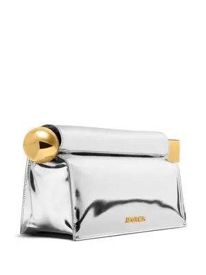 Jacquemus Rond Carré Clutch Bag - Silver