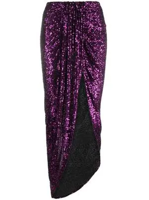 Nervi High-waisted Sequin-embellished Skirt