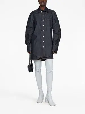 Coperni Moto Oversized Denim Shirt