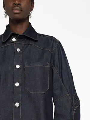 Coperni Moto Oversized Denim Shirt