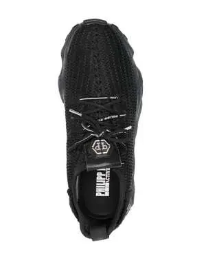 Philipp Plein Runner Hyper $hock Sneakers - Black