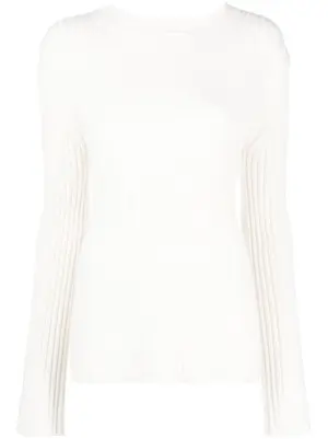 CLOSED Closed Rib-Knit Long-Sleeve Top